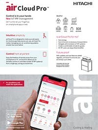 Manuals for Hitachi airCloud Pro Wifi Control (Commercial ...