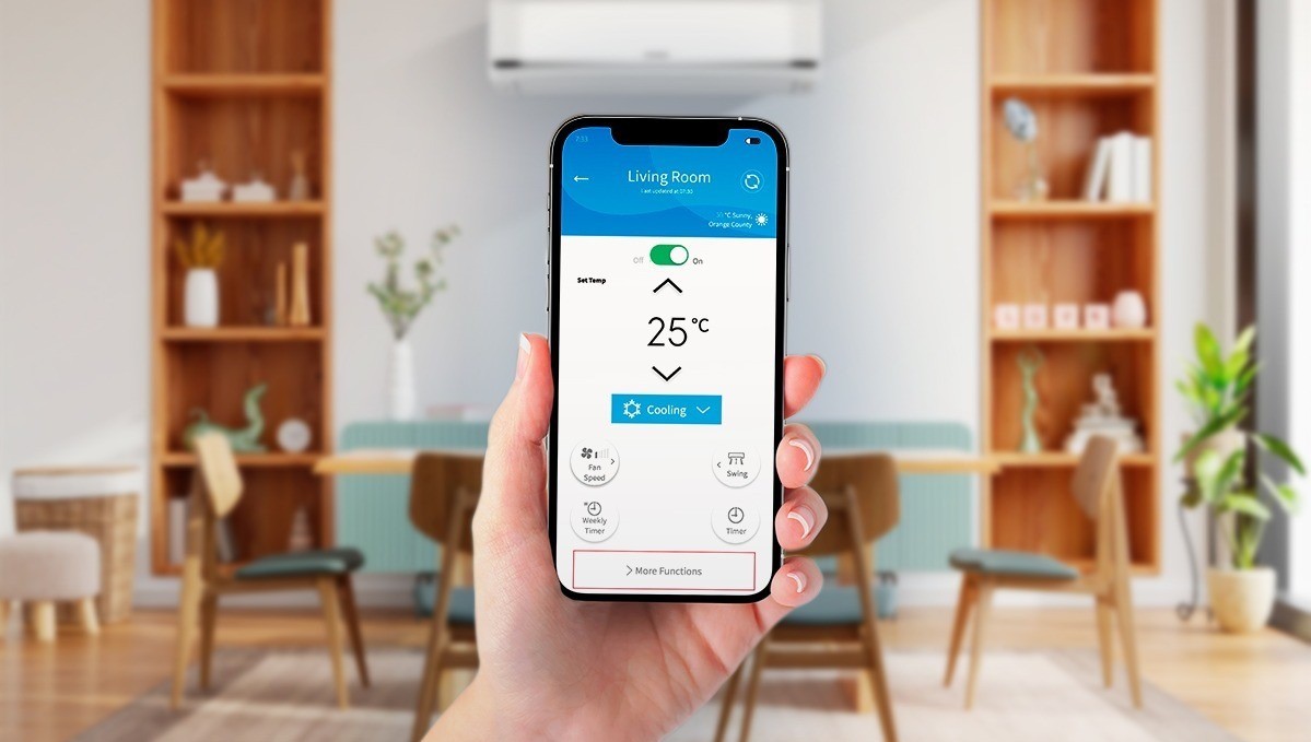 AC wifi controller app airCloud Go | Hitachi Australia