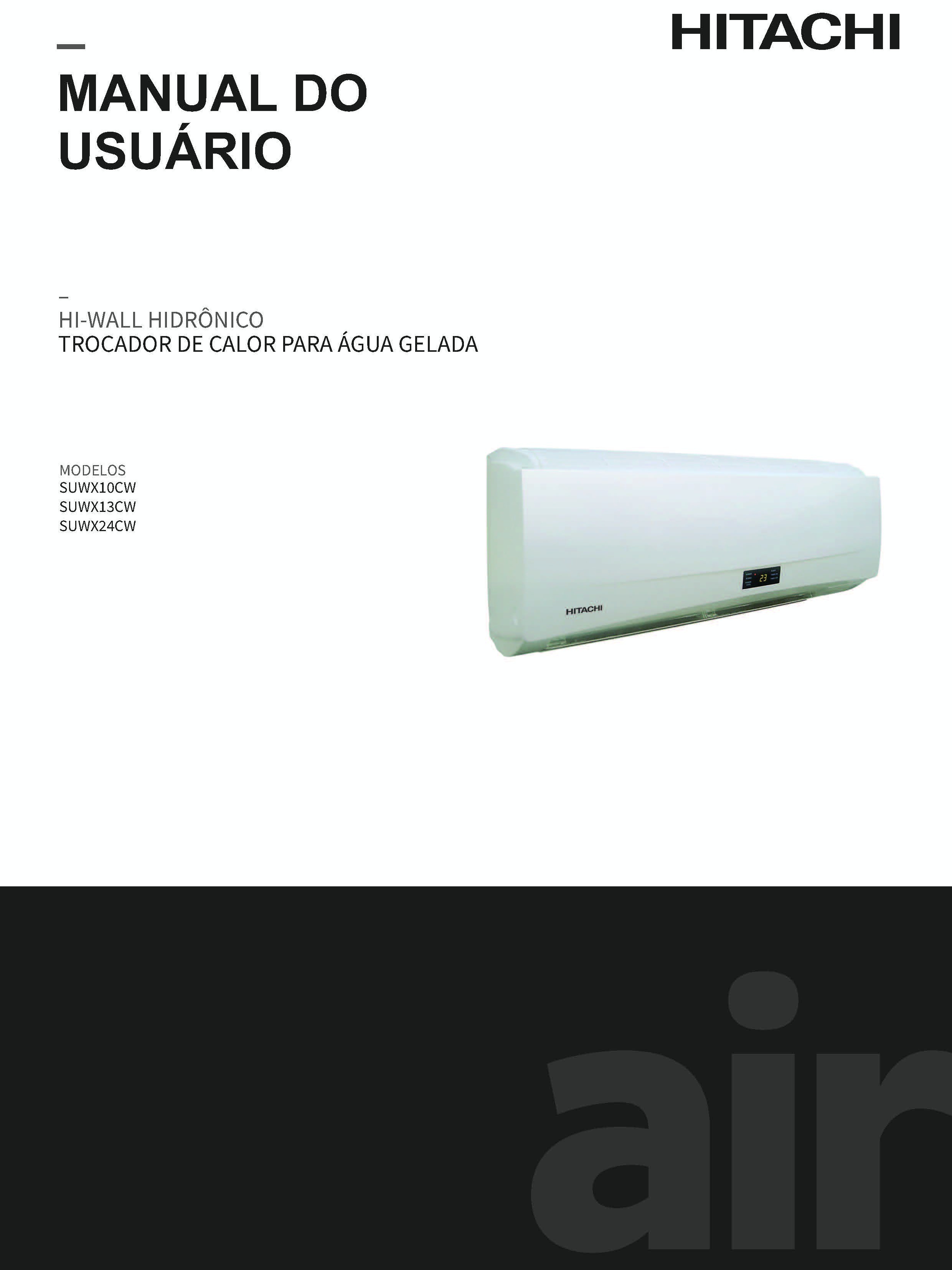 Manuais para Hitachi | Instalação e catálogos técnicos