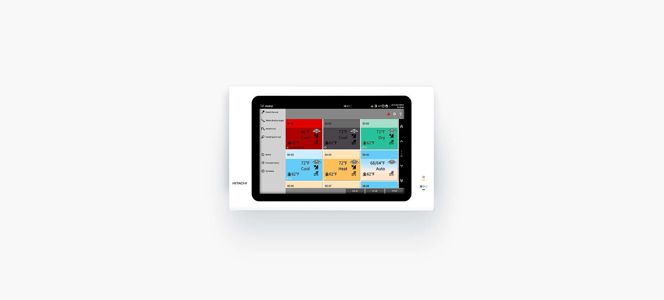 VRF Central Touchscreen Controller | Hitachi United Stated