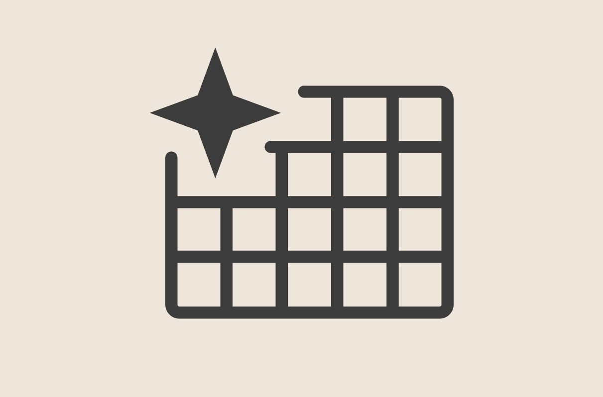 Wann wird das Filterzeichen angezeigt?