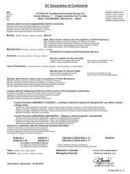 Manuales de Yutaki M Hitachi | Catálogos técnicos y de instalación