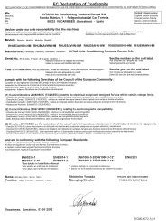 Manuales de Yutaki M Hitachi | Catálogos técnicos y de instalación