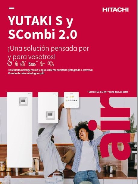 Manuales de Yutaki S Hitachi | Catálogos técnicos y de instalación