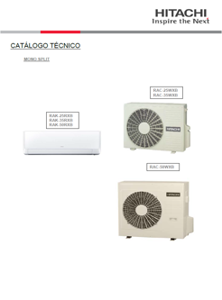 Manuales de Mural Akebono RXB Hitachi | Catálogos técnicos y de instalación