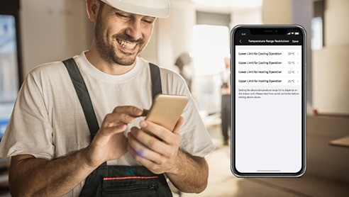 Aplicación HVAC para profesionales AirCloud Tap | Hitachi España