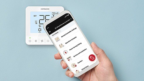 HVAC app for professionals airCloud Tap | Hitachi Indonesia