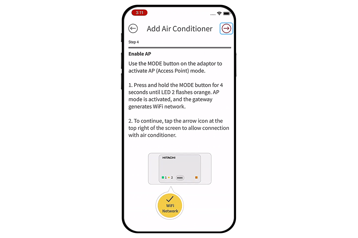 AC wifi controller app airCloud Go | Hitachi India