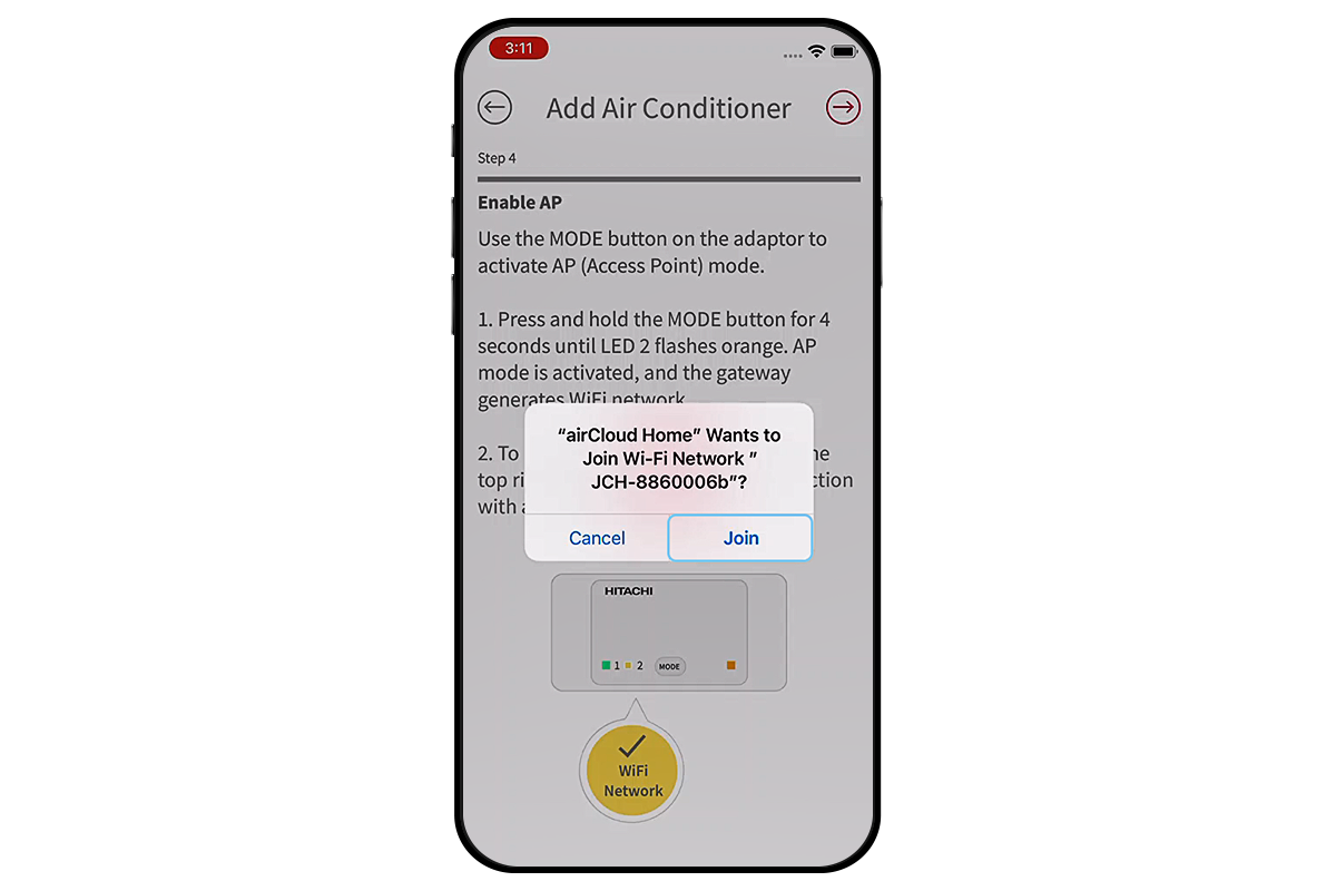 AC wifi controller app airCloud Go | Hitachi India