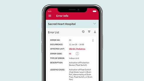 airCloud Pro: app y solución web | Hitachi Climatización