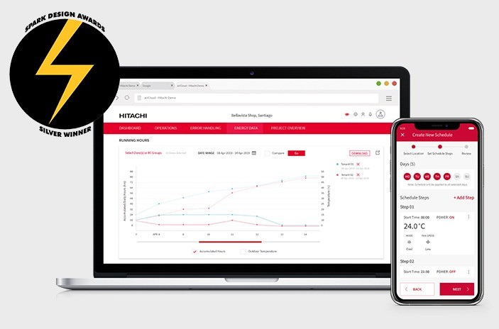 airCloud Pro: app y solución web | Hitachi Climatización