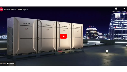 VRF Set Free Σ CNCQ Series | Hitachi VRF | Sri-Lanka