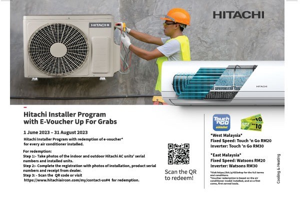 Installer Redemption Program | hitachiaircon.com