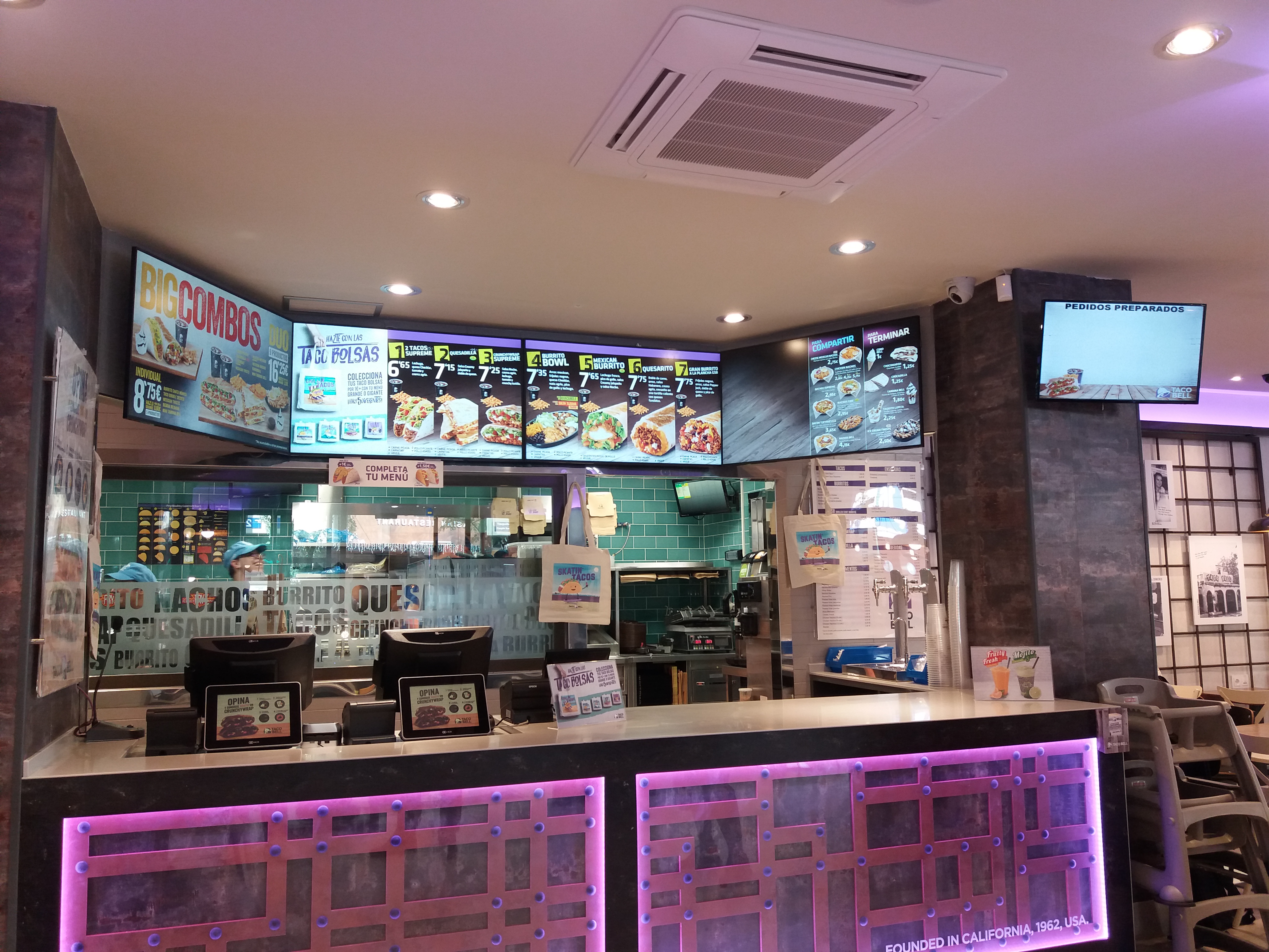 Taco Bell | Hitachi VRF project in Barcelona, Spain