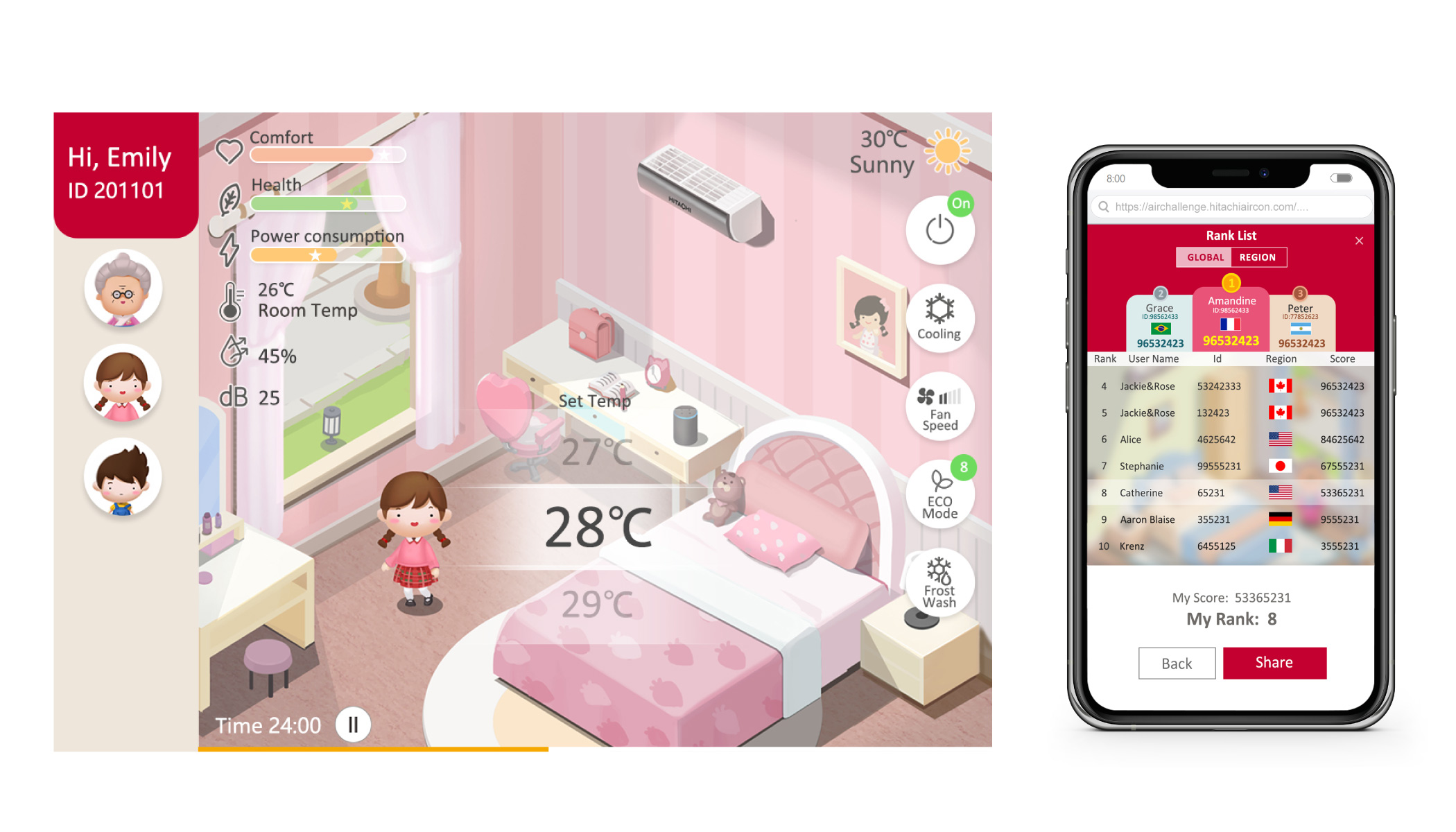 Introducing the airChallenge game | hitachiaircon.com