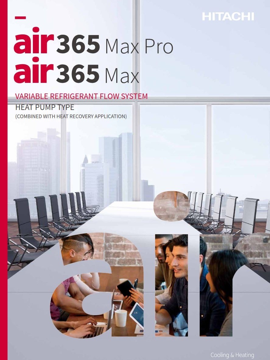 Manuals for Hitachi air365 Max VRF | Installation & Technical Catalogs