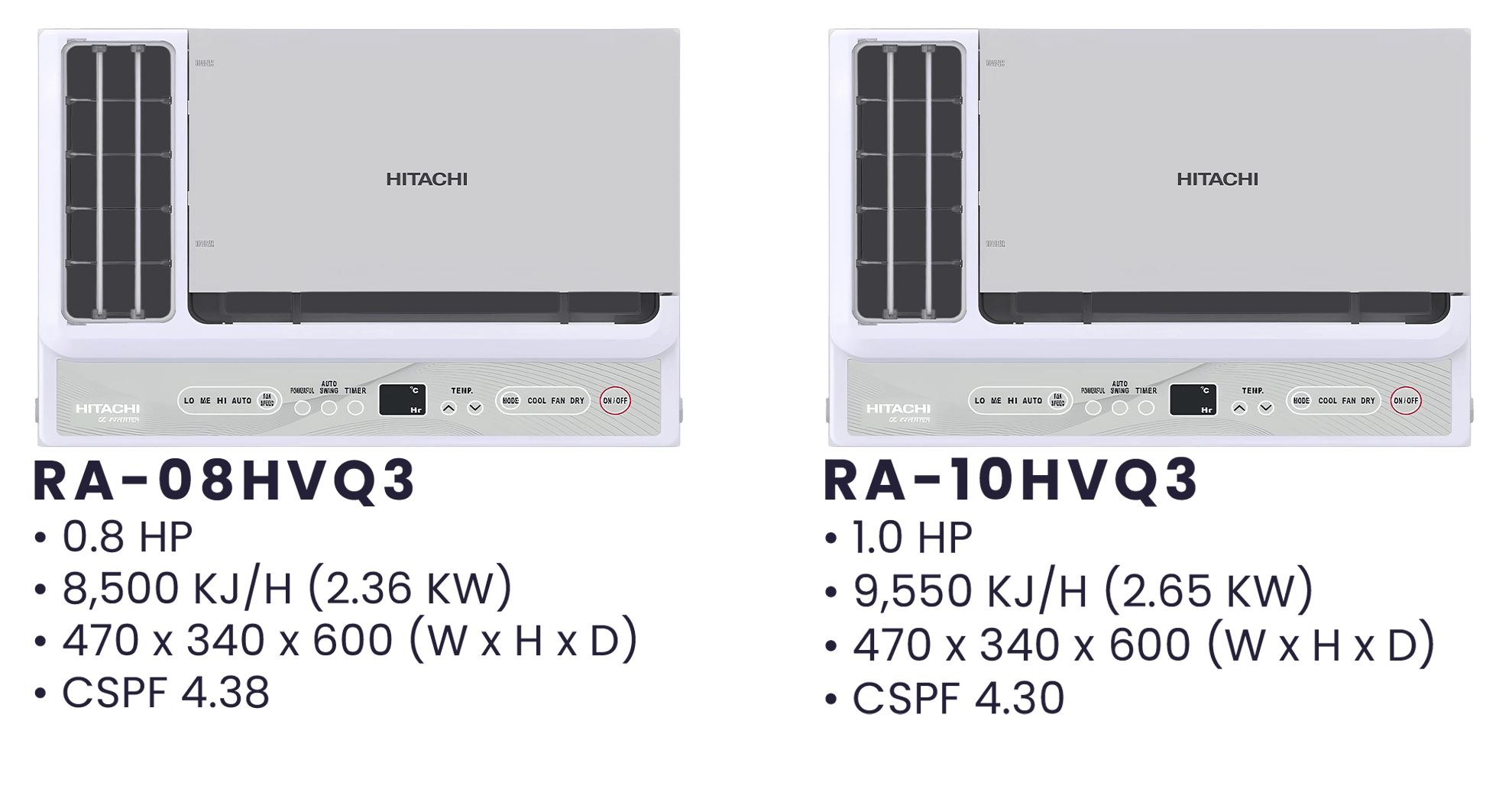 Window Type Series Air Conditioners | Hitachi Air Conditioning