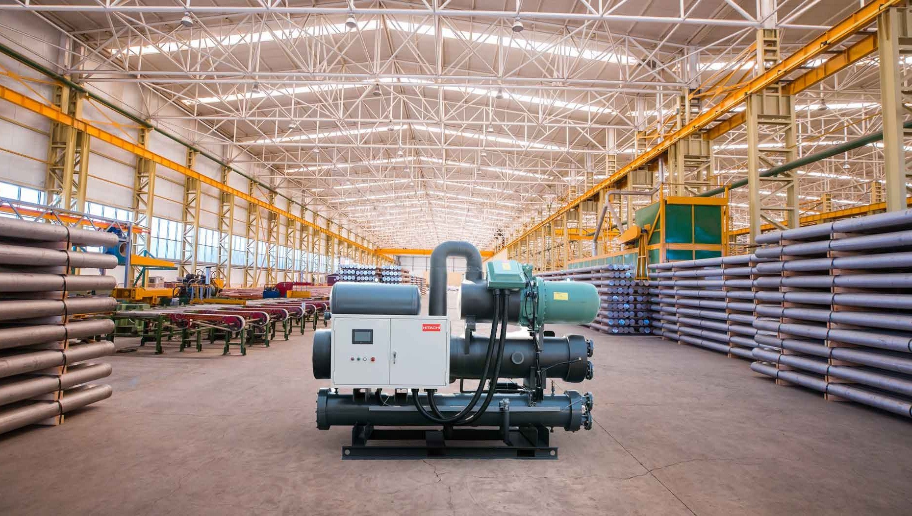 Flooded Type Water-Cooled Chiller | Hitachi Air Conditioning