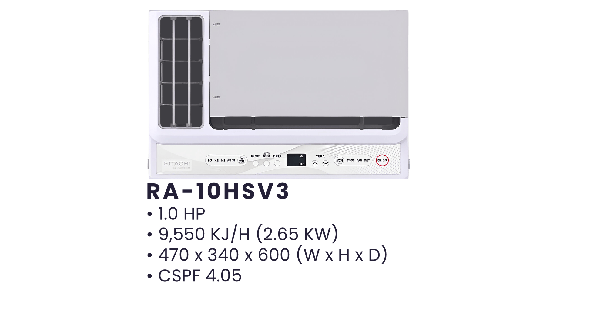 Window Type Series Air Conditioners | Hitachi Air Conditioning