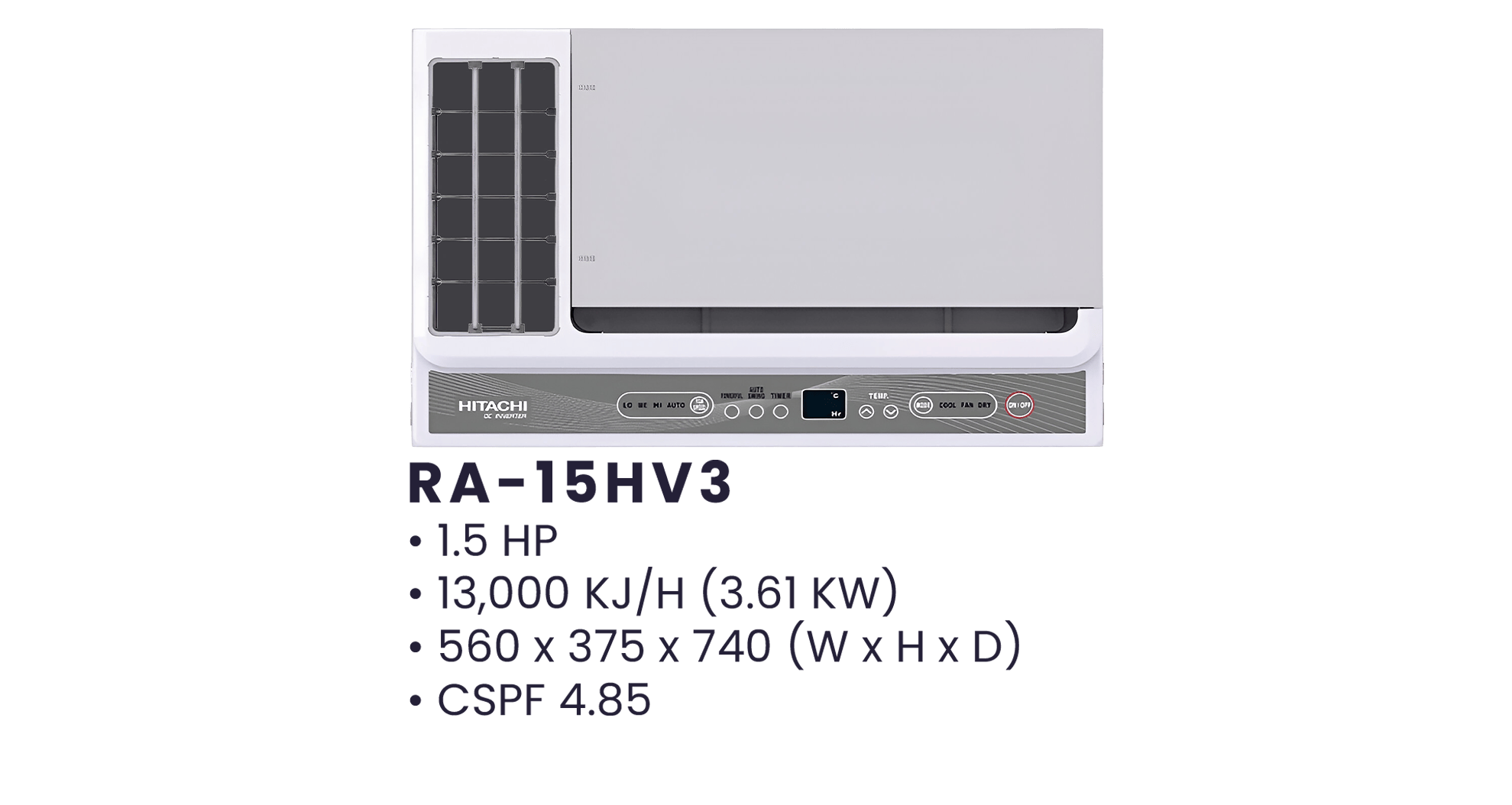 Window Type Series Air Conditioners | Hitachi Air Conditioning