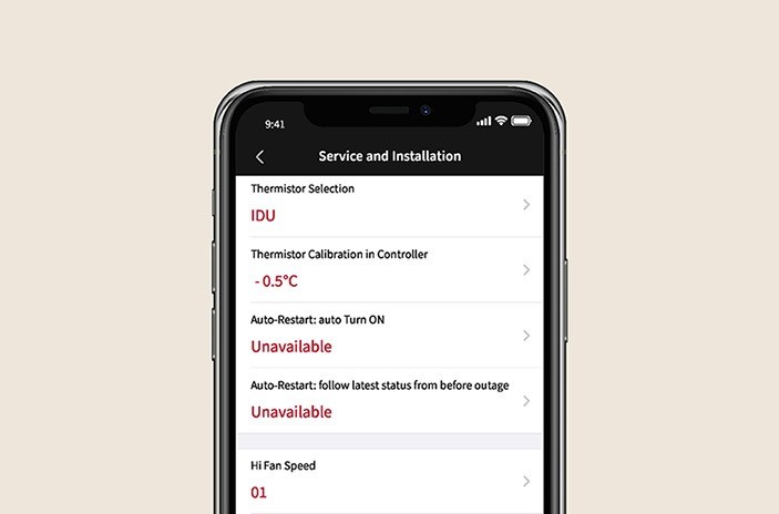 HVAC app for professionals airCloud Tap | Hitachi Singapore