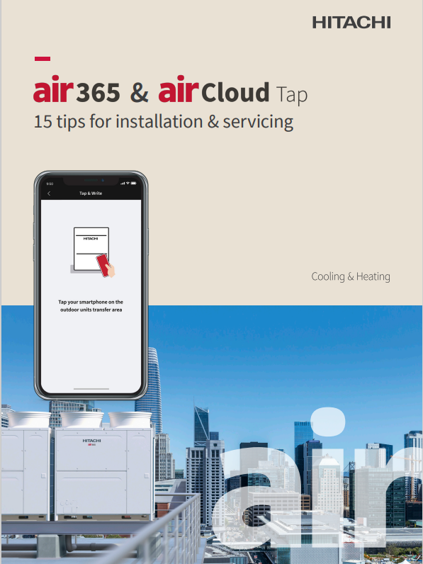 Manuals for Hitachi airCloud Tap | Installation & Technical Catalogs