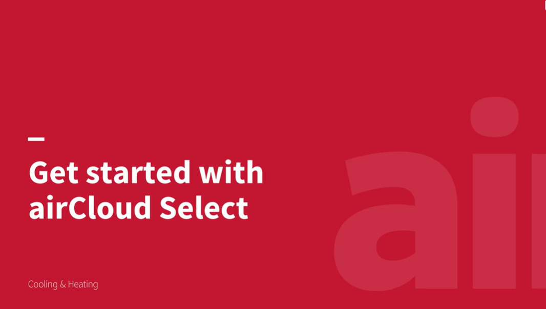 airCloud Select | Hitachi Cooling & Heating