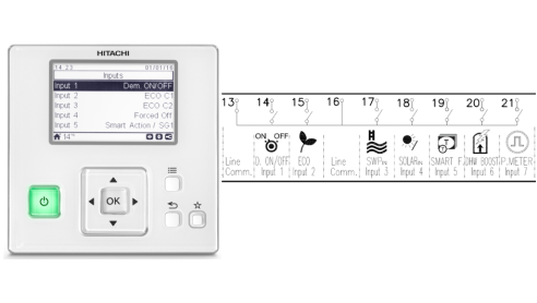 LCD Wired Controller for Yutaki M and S80 (PC-ARFH1E)
