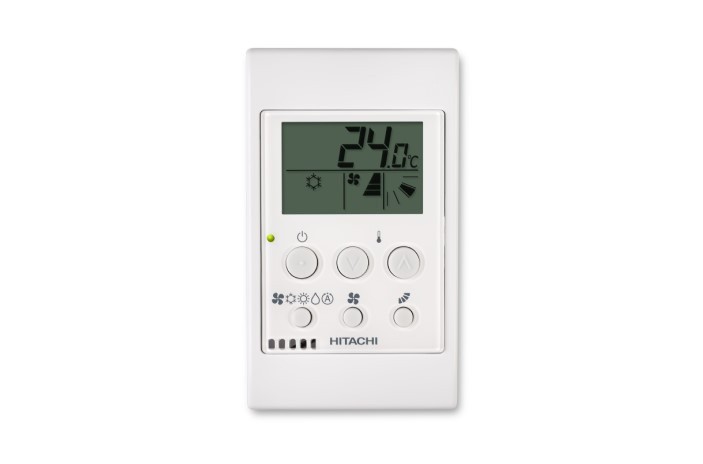 Wall mounted ac simplified wired controller | Hitachi Cooling & Heating