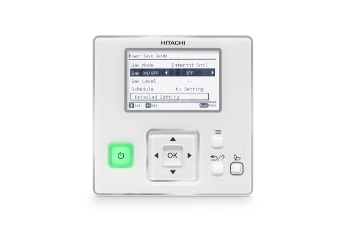 Wall mounted ac wired controller | Hitachi Cooling & Heating