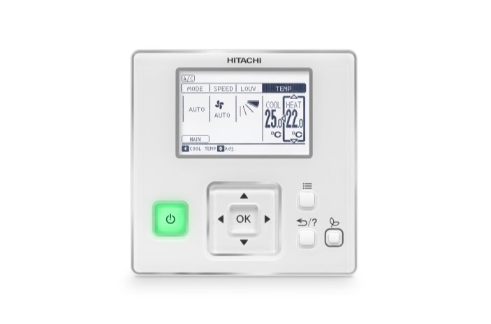 Wall mounted ac wired controller | Hitachi Cooling & Heating