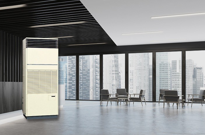 Commercial standing air conditioner | Hitachi Cooling & Heating