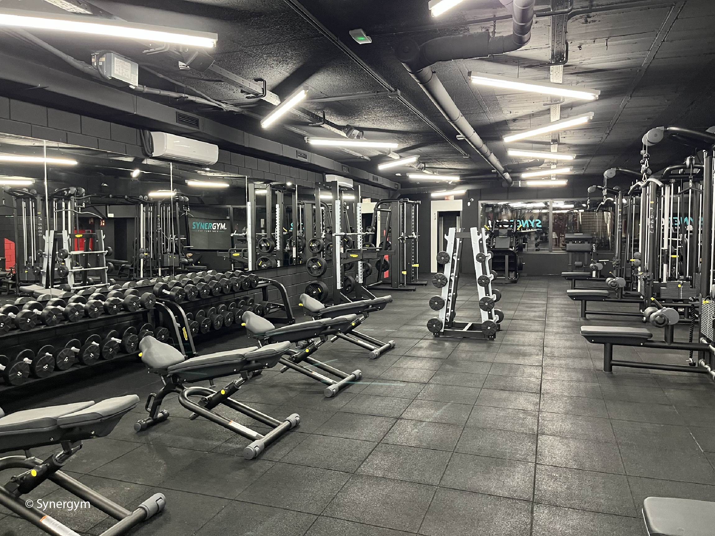Synergym fitness center | Hitachi VRF project in Logroño, Spain
