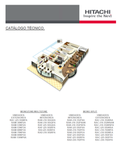 Manuals for Hitachi | Installation & Technical Catalogs