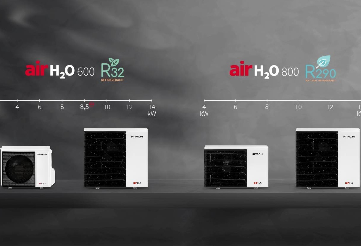 Hitachi Cooling & Heating Launches Next-Generation airH2O R290 & R32 Heat Pumps, Setting a New ...