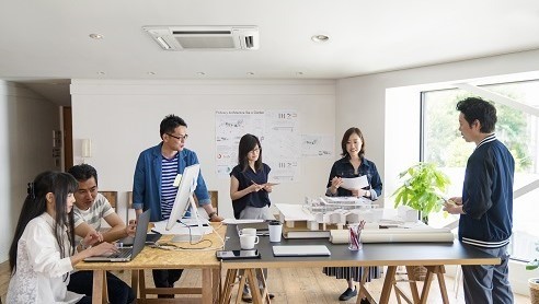 VRF 4-way cassette control panel | Hitachi UK