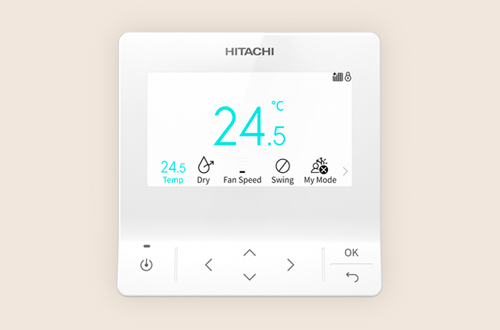 airPoint Room H700 multi-zone AC thermostat | Hitachi Air Conditioning