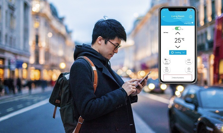 AC control apps for remote home management | Hitachi Air Conditioning