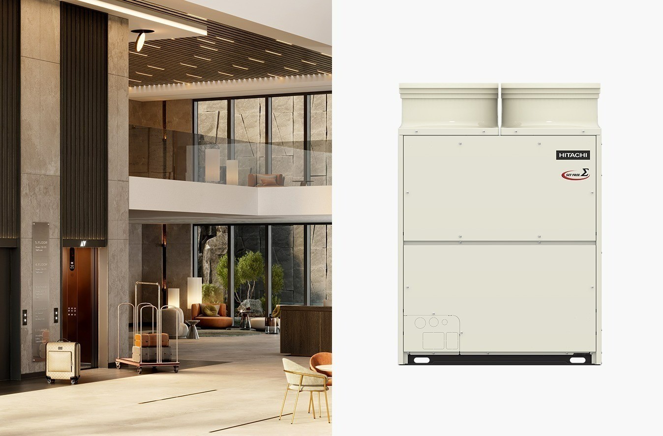 VRF Systems for Hotels | Hitachi Cooling & Heating
