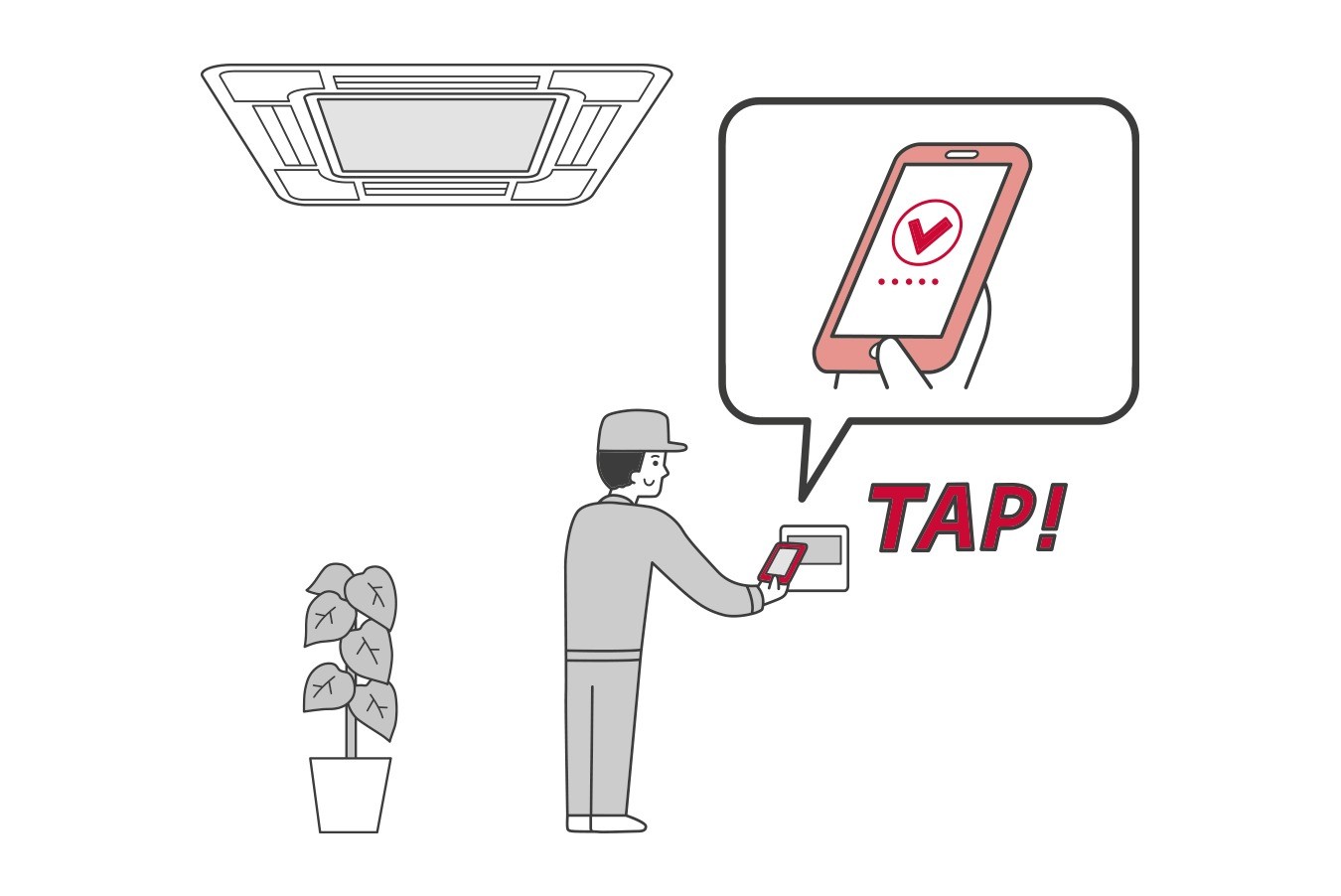 HVAC app for professionals airCloud Tap | Hitachi United States