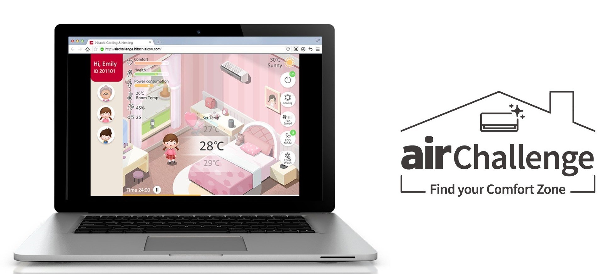 Introducing the airChallenge game | hitachiaircon.com
